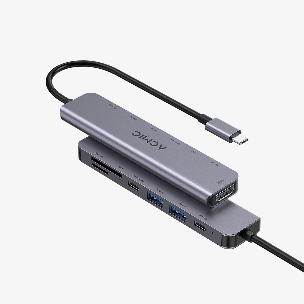 ACMIC UCH7A USB Hub Type C to USB Converter Macbook Laptop Smartphone