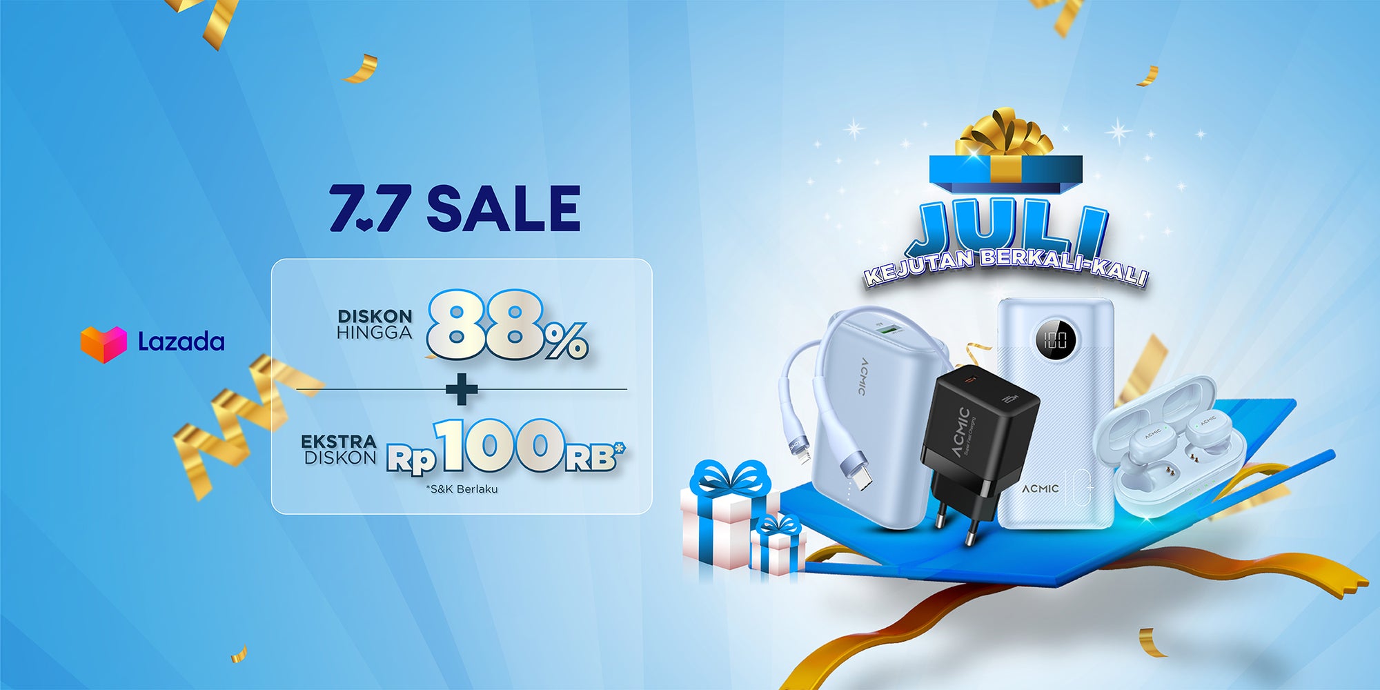 ACMIC - Aksesoris Elektronik - Powerbank - Charger - Headset