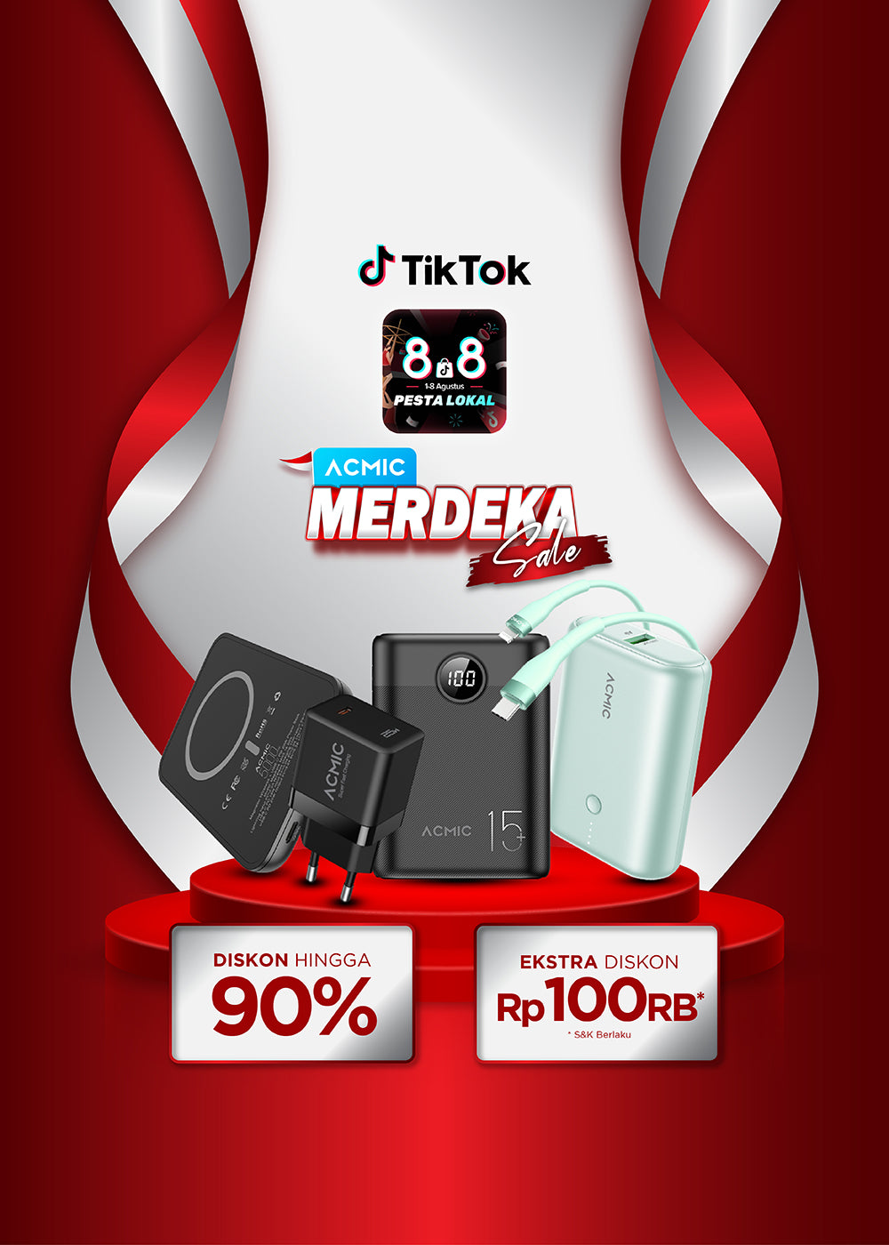 ACMIC - Aksesoris Elektronik - Powerbank - Charger - Headset