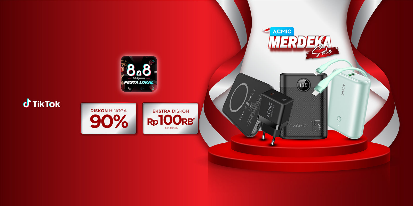 ACMIC - Aksesoris Elektronik - Powerbank - Charger - Headset