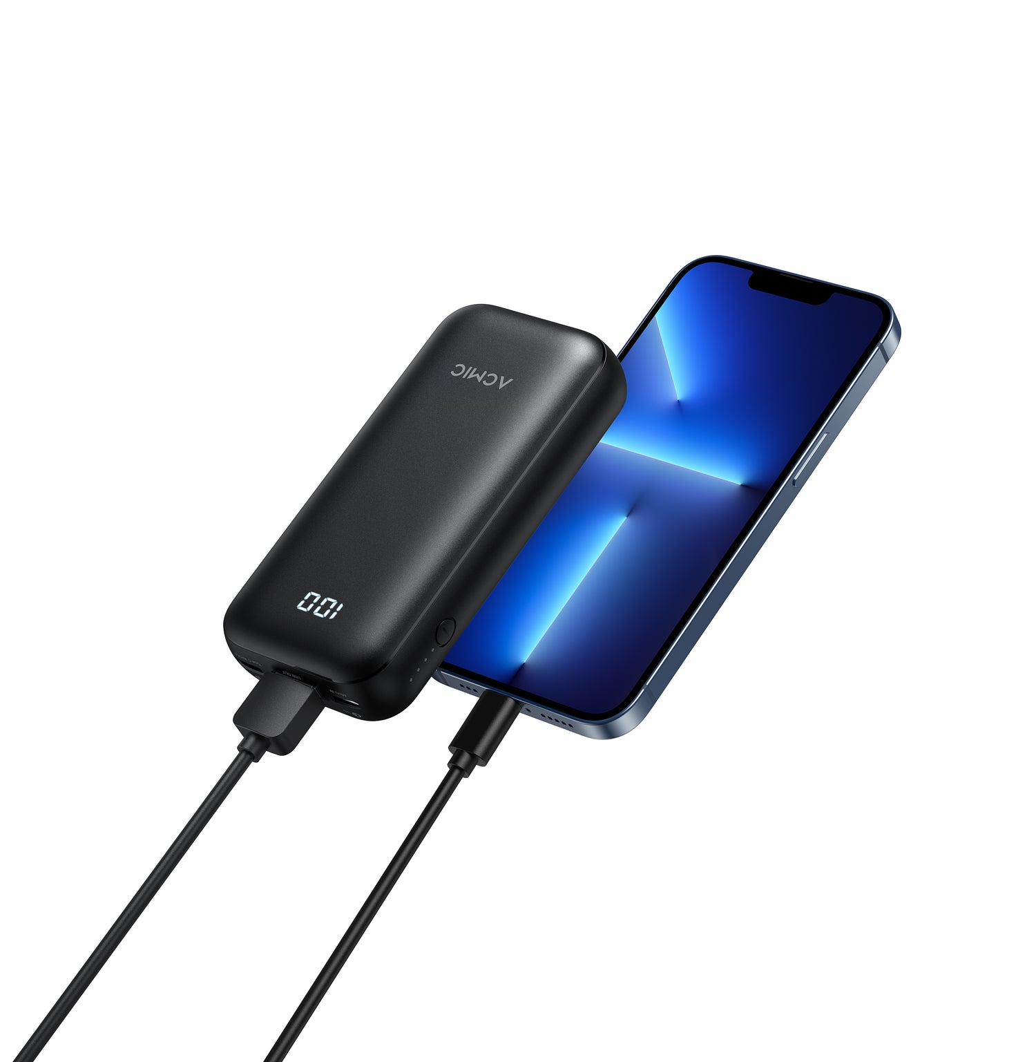 ACMIC DIGIBANK-10 Super Mini Size Smart Power Bank 10000mAh BLACK