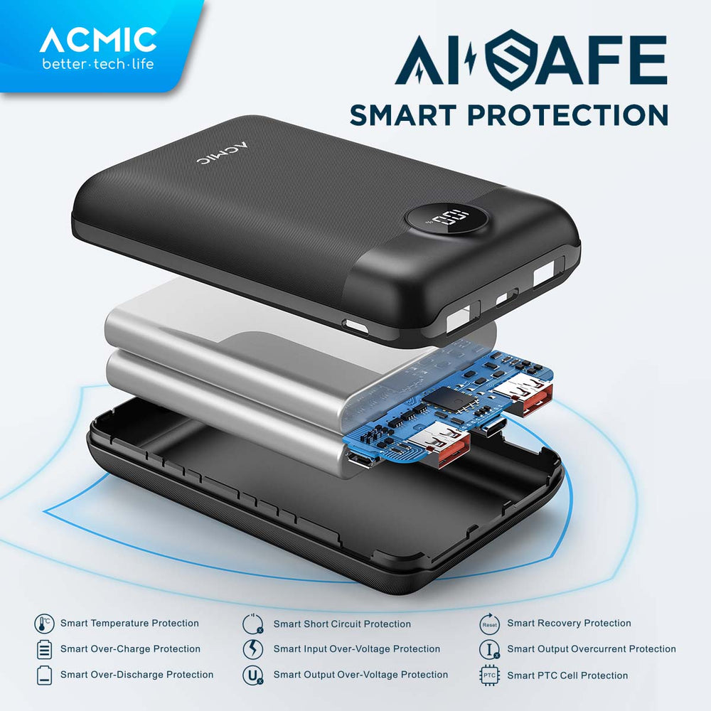 ACMIC DIGIMAX 20000mAh Powerbank Mini 22.5W Fast Charging Type C