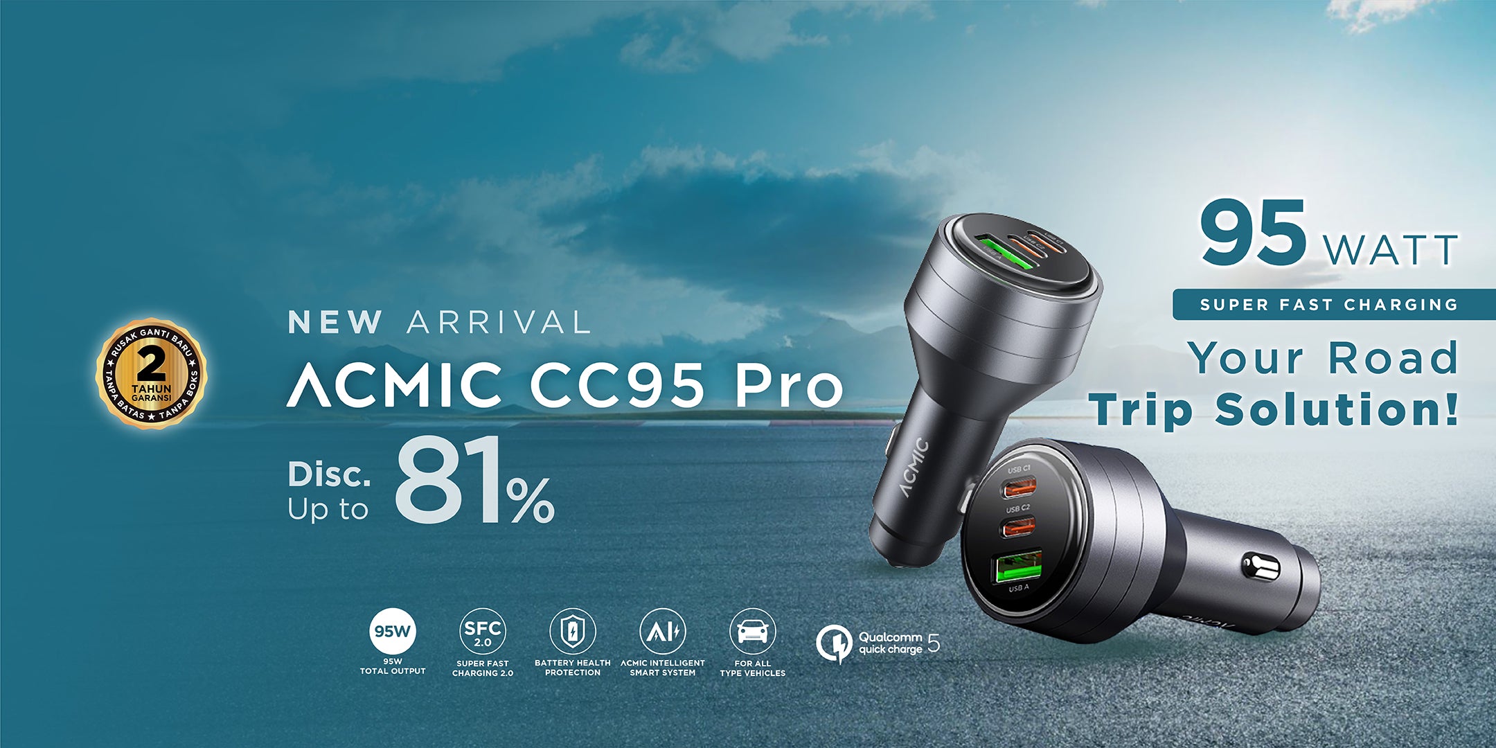 ACMIC - Aksesoris Elektronik - Powerbank - Charger - Headset
