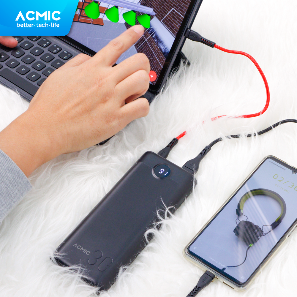 ACMIC DIGIMAX 30000mAh Powerbank Mini 22.5W Fast Charging Type C