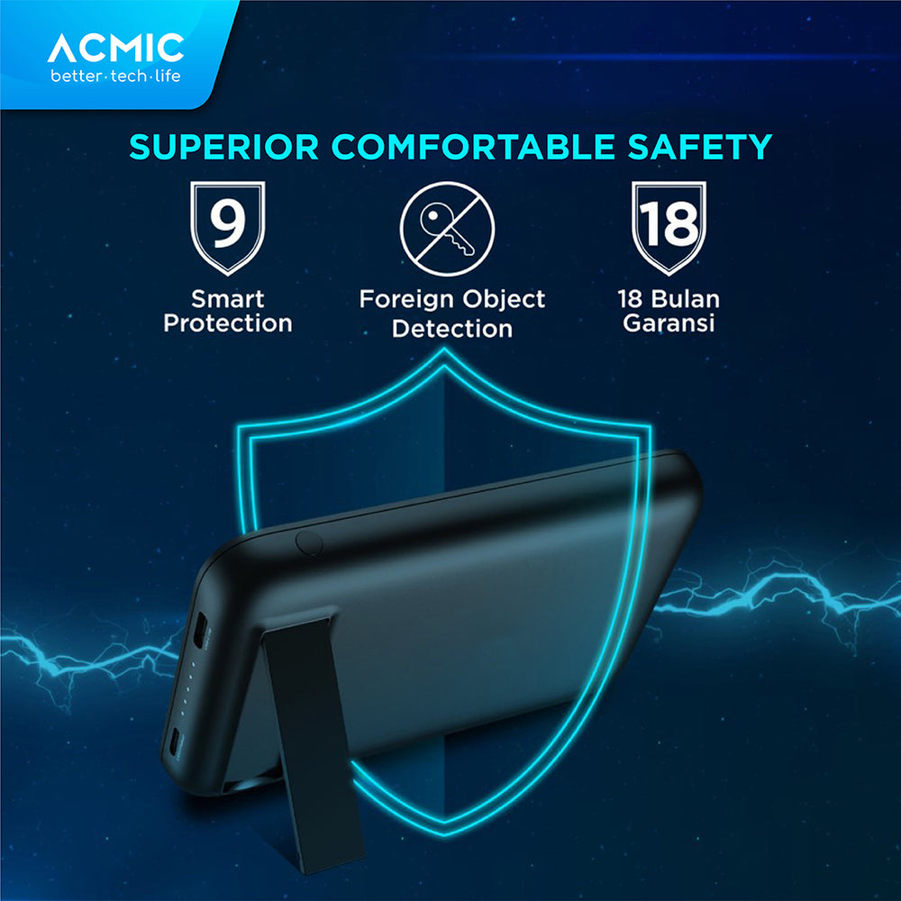 ACMIC MAGBANK 5000mAh Powerbank Magsafe Wireless 20W Fast Charging for