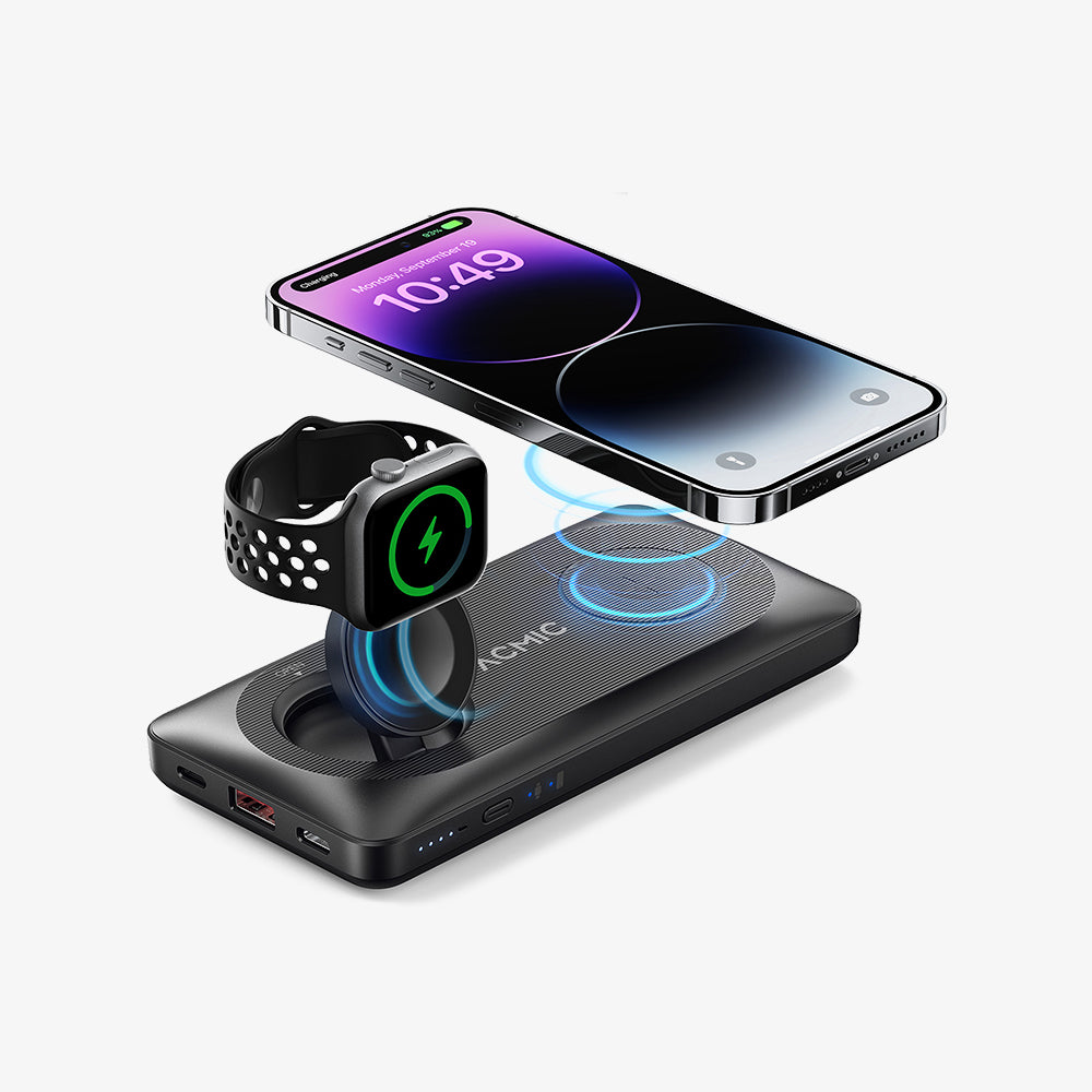 ACMIC MAGBANK DUO Magsafe Wireless Powerbank Charger for iPhone Apple