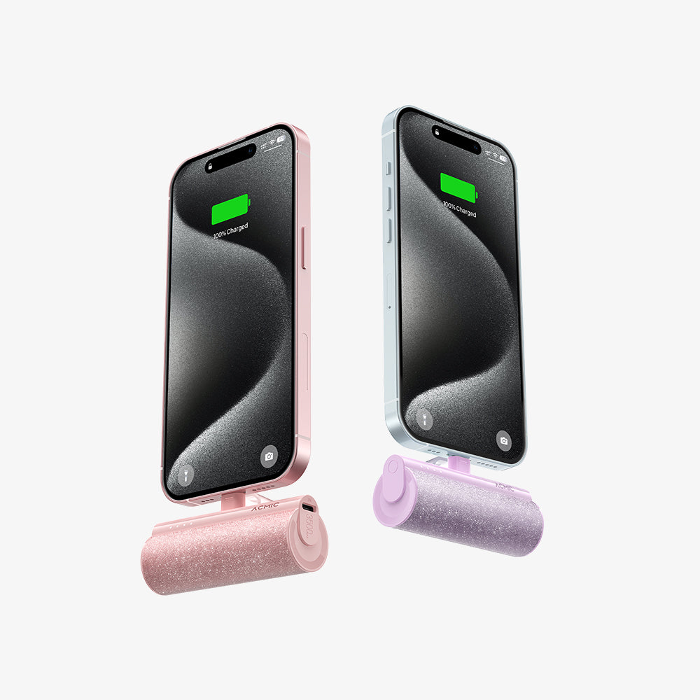 ACMIC MINIGLOW Fashion Mini Powerbank Type C iPhone Samsung Android