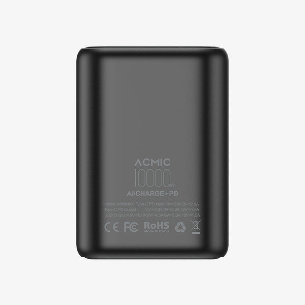 ACMIC MINIMAX 10000mAh Powerbank Mini 22.5W Fast Charging Type C