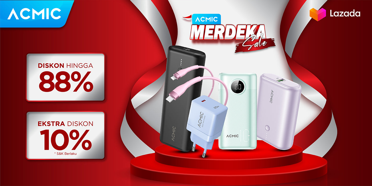 ACMIC - Aksesoris Elektronik - Powerbank - Charger - Headset