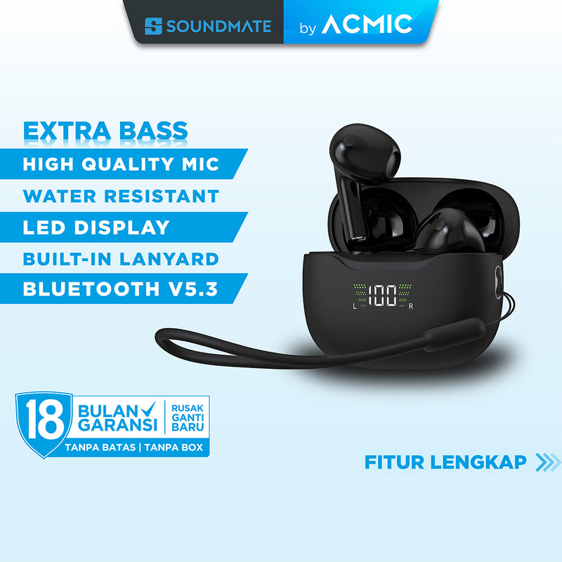 ACMIC SOUNDMATE TWS D01 True Wireless Bluetooth Earphone Mini Earbuds