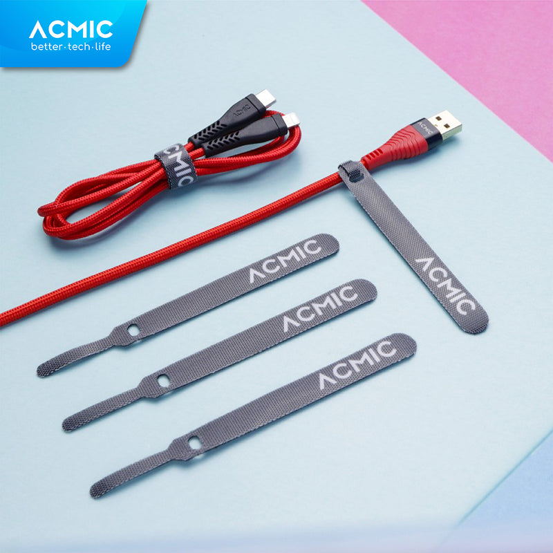 ACMIC VELCRO STRAP CABLE TIE ORGANIZER Pengikat Perekat Kabel Holder