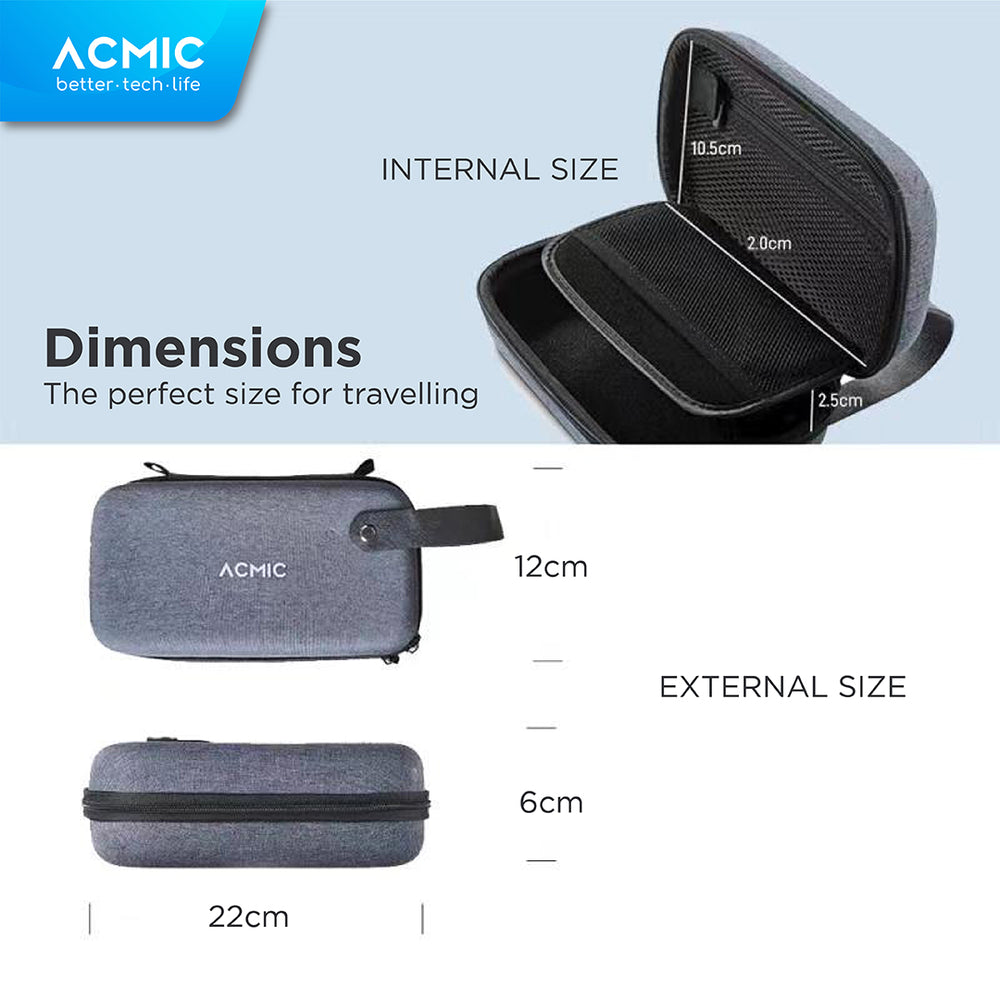 ACMIC DIGIBAG X1 Gadget Travel Pouch Cable Organizer Storage Hard Case